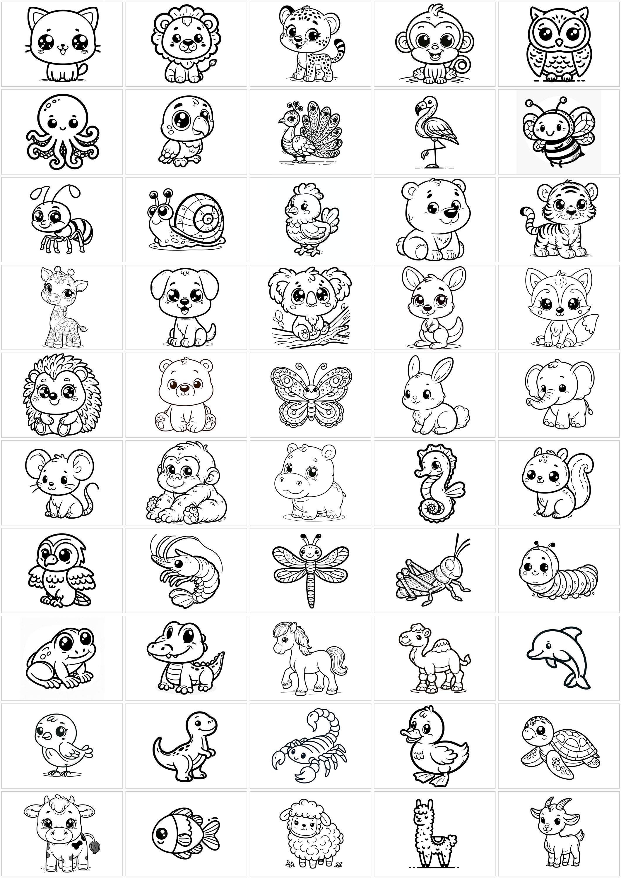 Explore and Learn: 50 Safari Animal Printables for Kids – Fun ...