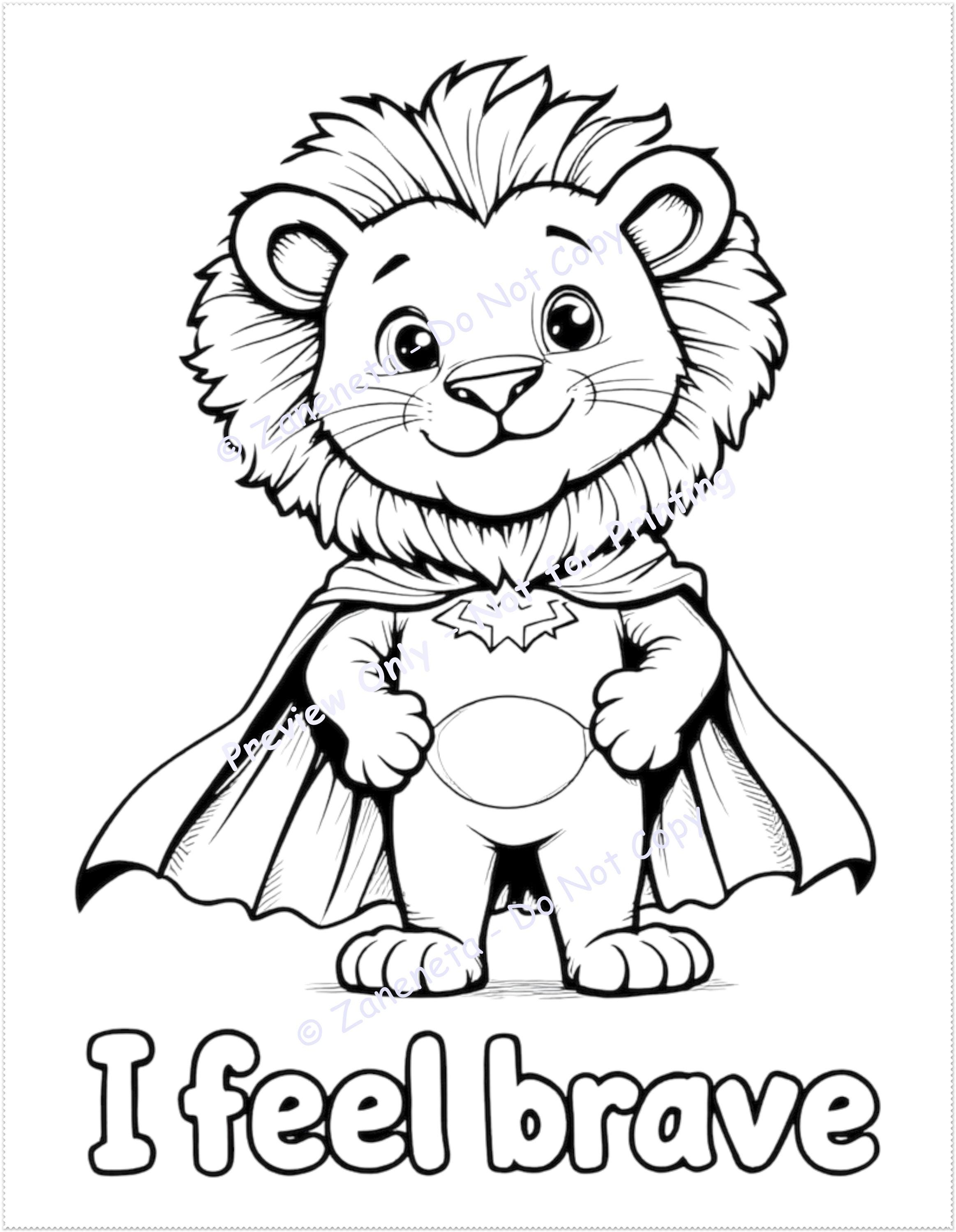 Emotions Coloring Pages for Toddlers and Preschool | Printable Feelings ...