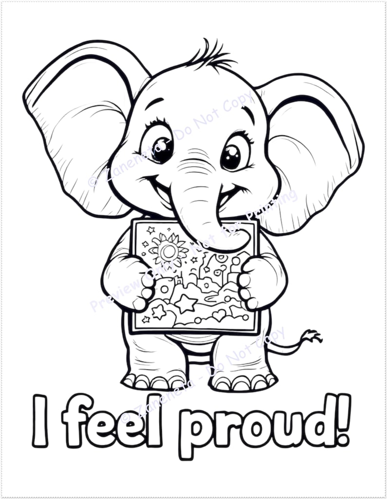 Emotions Coloring Pages for Toddlers and Preschool | Printable Feelings ...