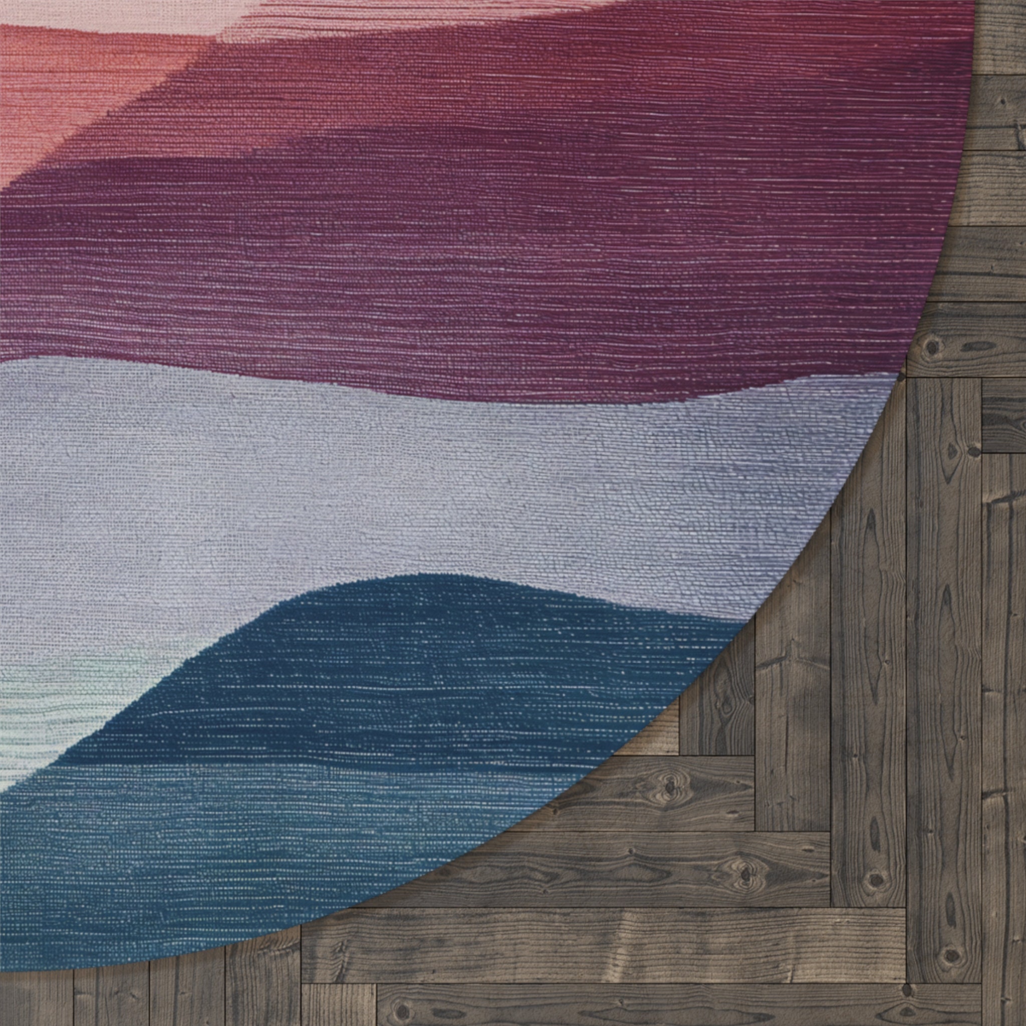 Modern Round Rug for Living Room Decor Colorful Area Rug for Bedroom ...