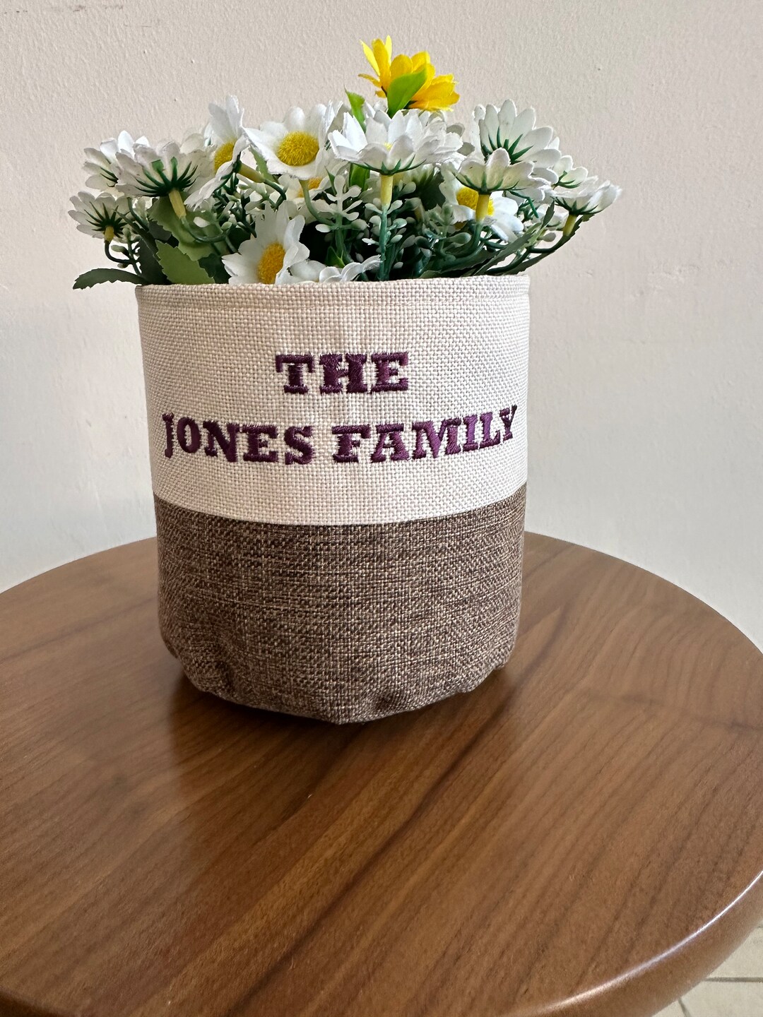 Personalized Plant Cover, Fabric Pots Cover, Plant Pot Case, Customized ...