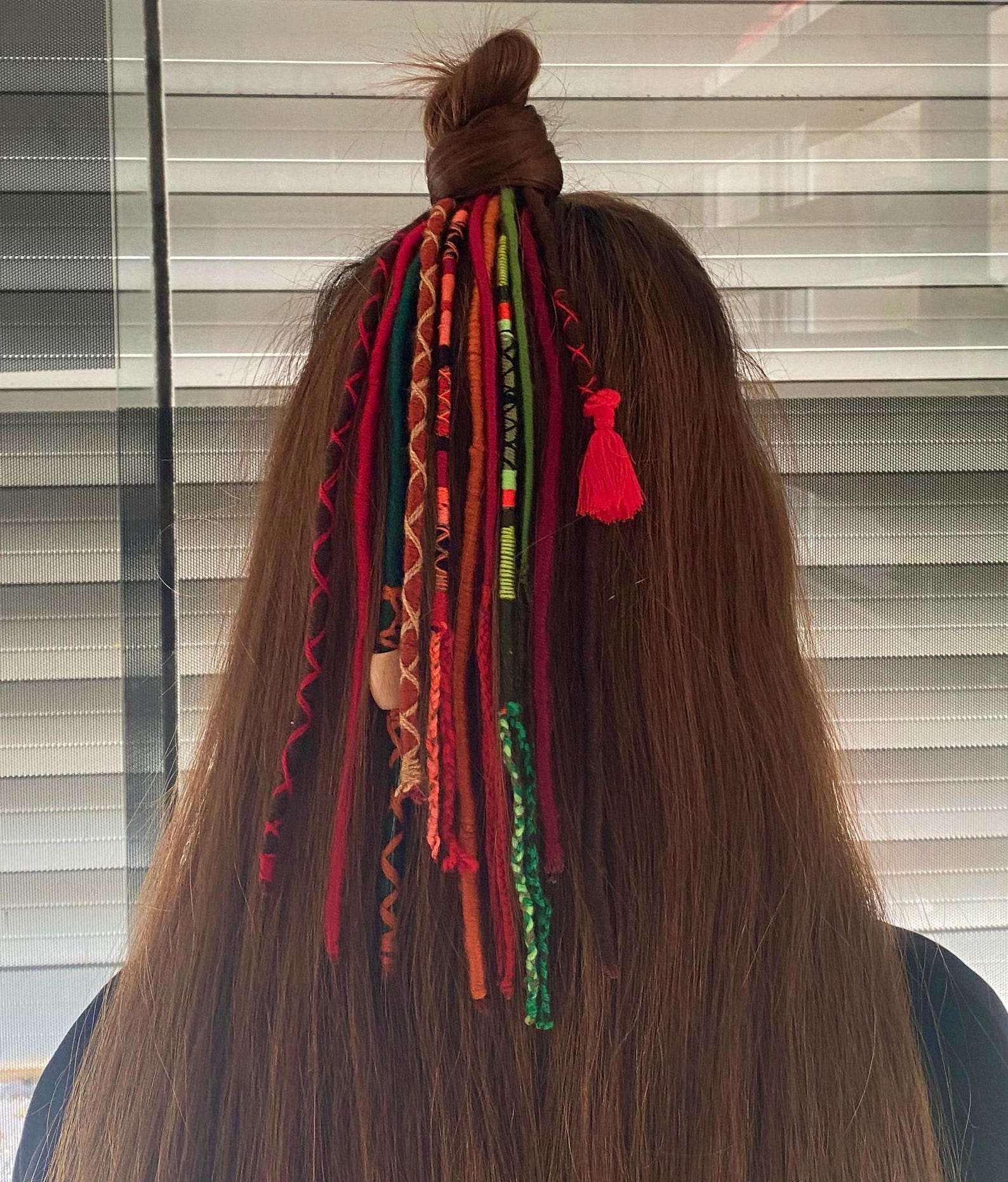 Hair Wrap, Rasta Extension, Hair Clip, Boho Hair Accessories, Dreadlock ...