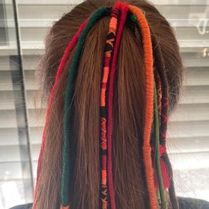 Hair Wrap, Rasta Extension, Hair Clip, Boho Hair Accessories, Dreadlock ...