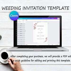 Simple Weeding Invitation Template Editable Weeding Invitation Template ...