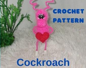 Cockroach Crochet Pattern - Amigurumi Cockroach - Roach Crochet Pattern ...