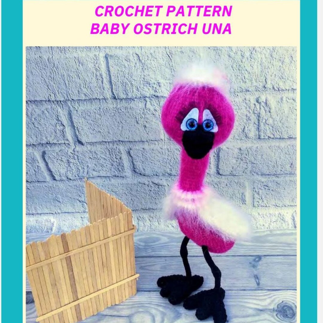 Crochet Pattern Baby Ostrich Amigurumi - Etsy