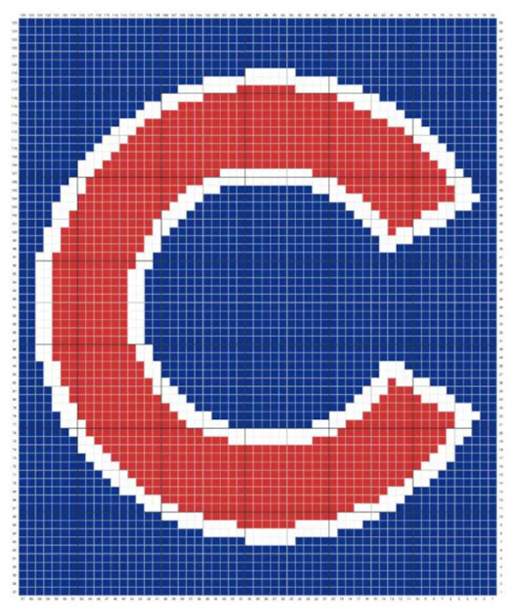 Chicago Baseball Team Logo PATTERN ONLY - Etsy