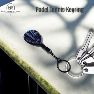 Padel Tennis Keyring, Keychain, Silicone Keyring, Tennis Keyring ...