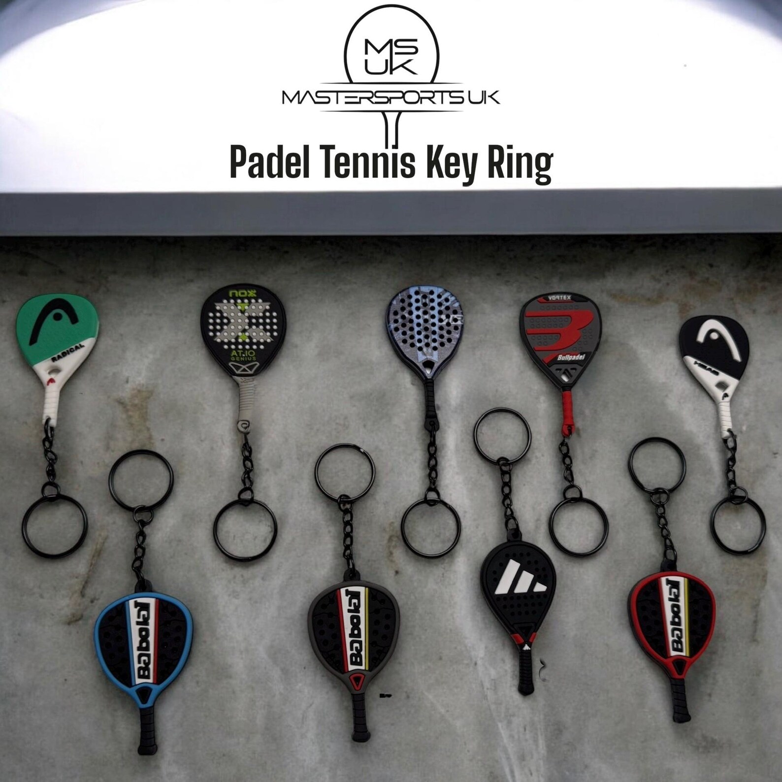 Padel Tennis Keyring, Keychain, Silicone Keyring, Tennis Keyring ...