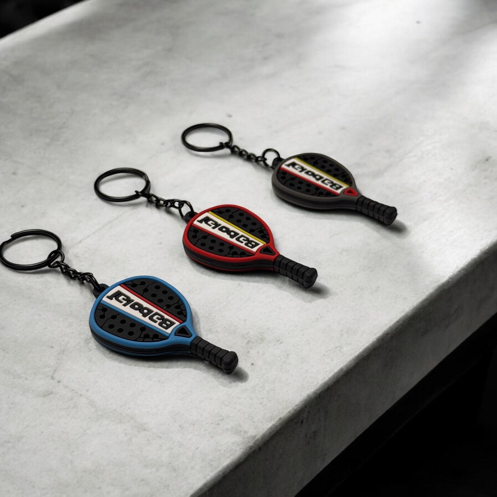 Padel Tennis Keyring, Keychain, Silicone Keyring, Tennis Keyring ...