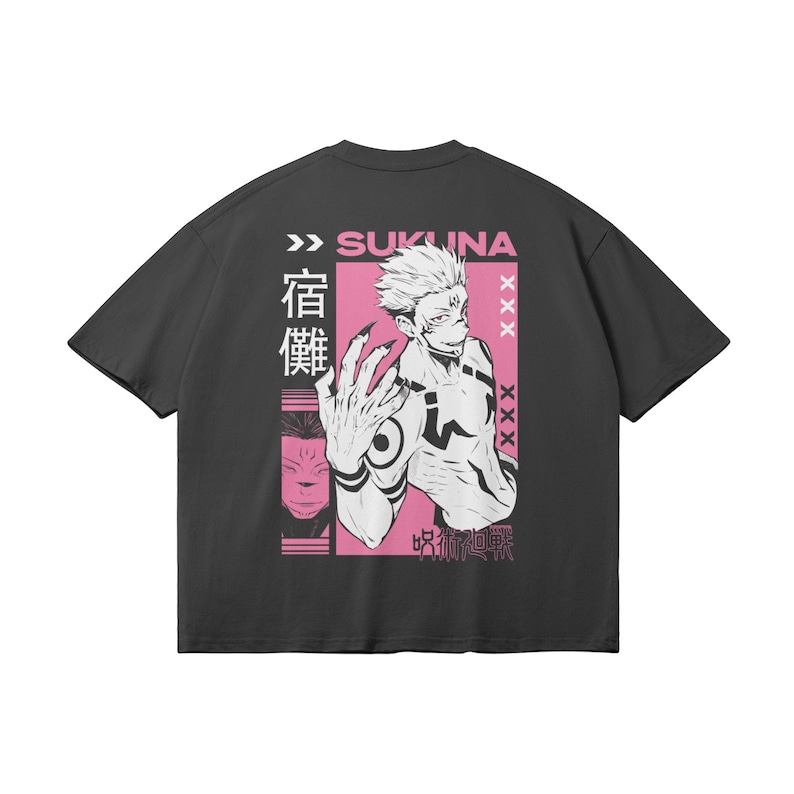 Anime Clothing Sukuna JJK Jujutsu Oversize T-shirt - Etsy
