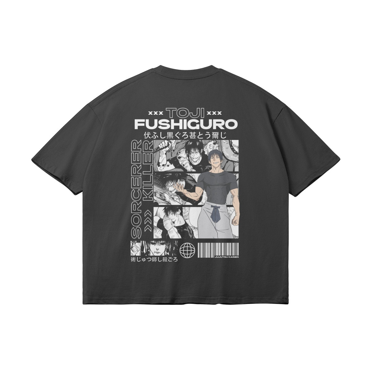 Anime Toji Fushiguro Jujutsu Kaisen Oversized T-shirt - Etsy