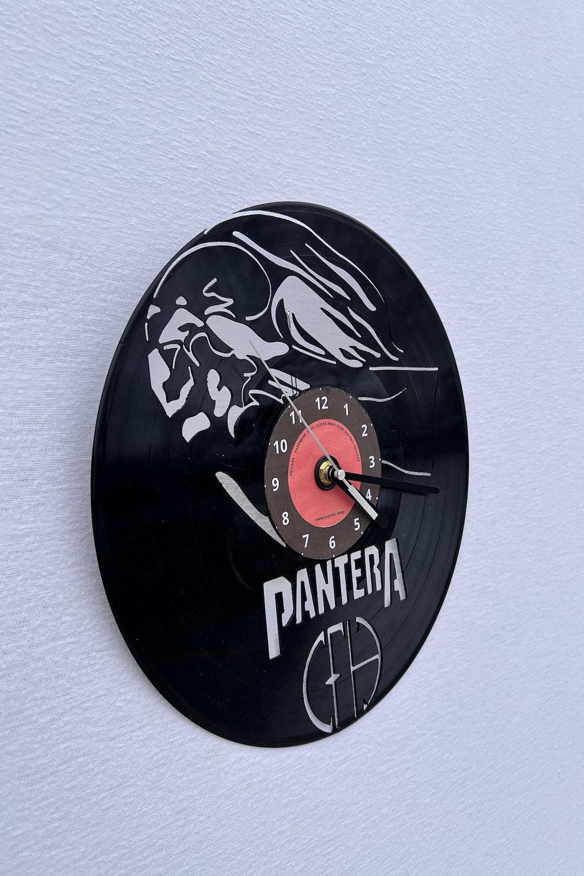 Pantera Vinyl Clock Retro Music Decor Unique Wall Art - Etsy