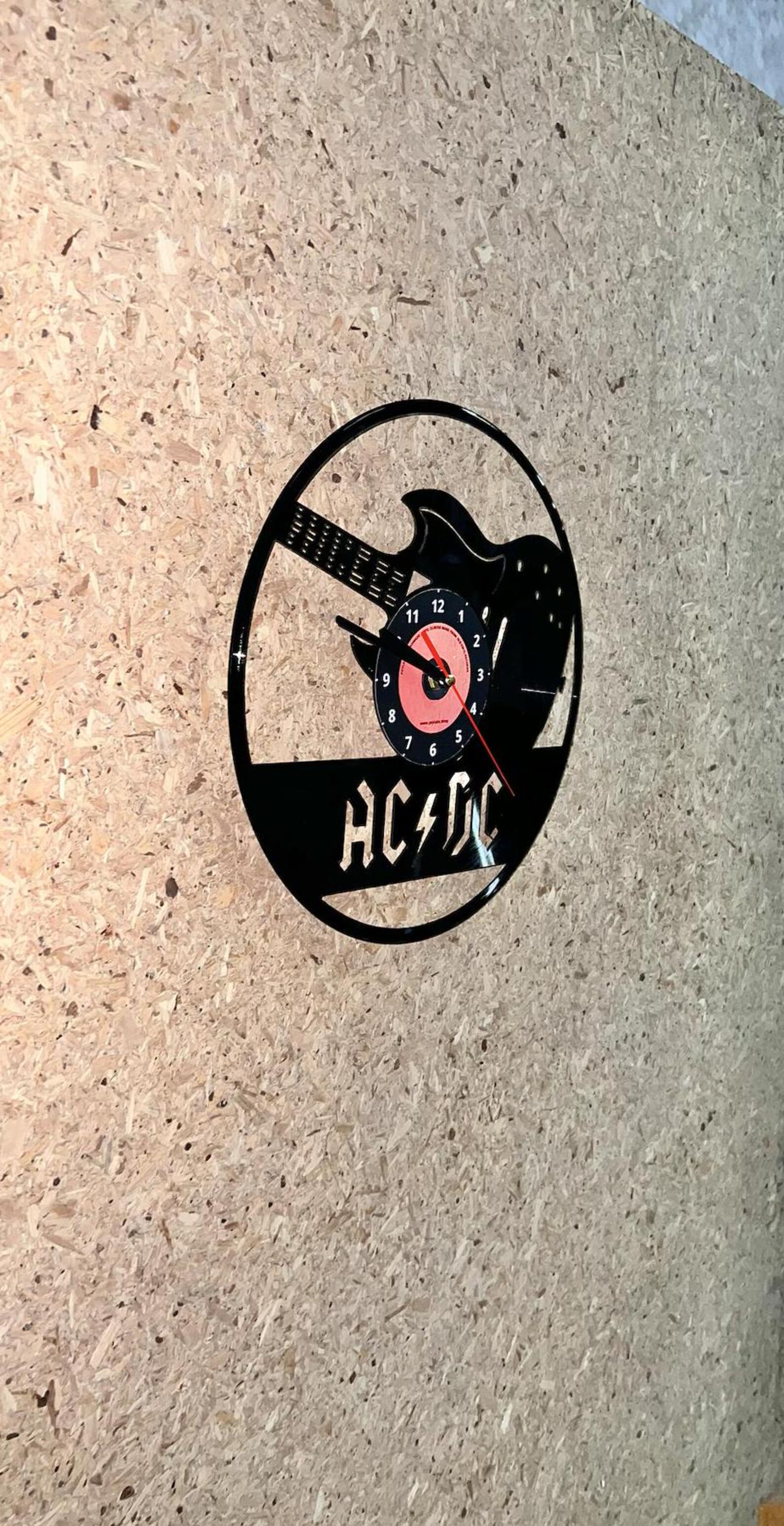 AC/DC Vinyl Clock Retro Music Decor Unique Wall Art - Etsy