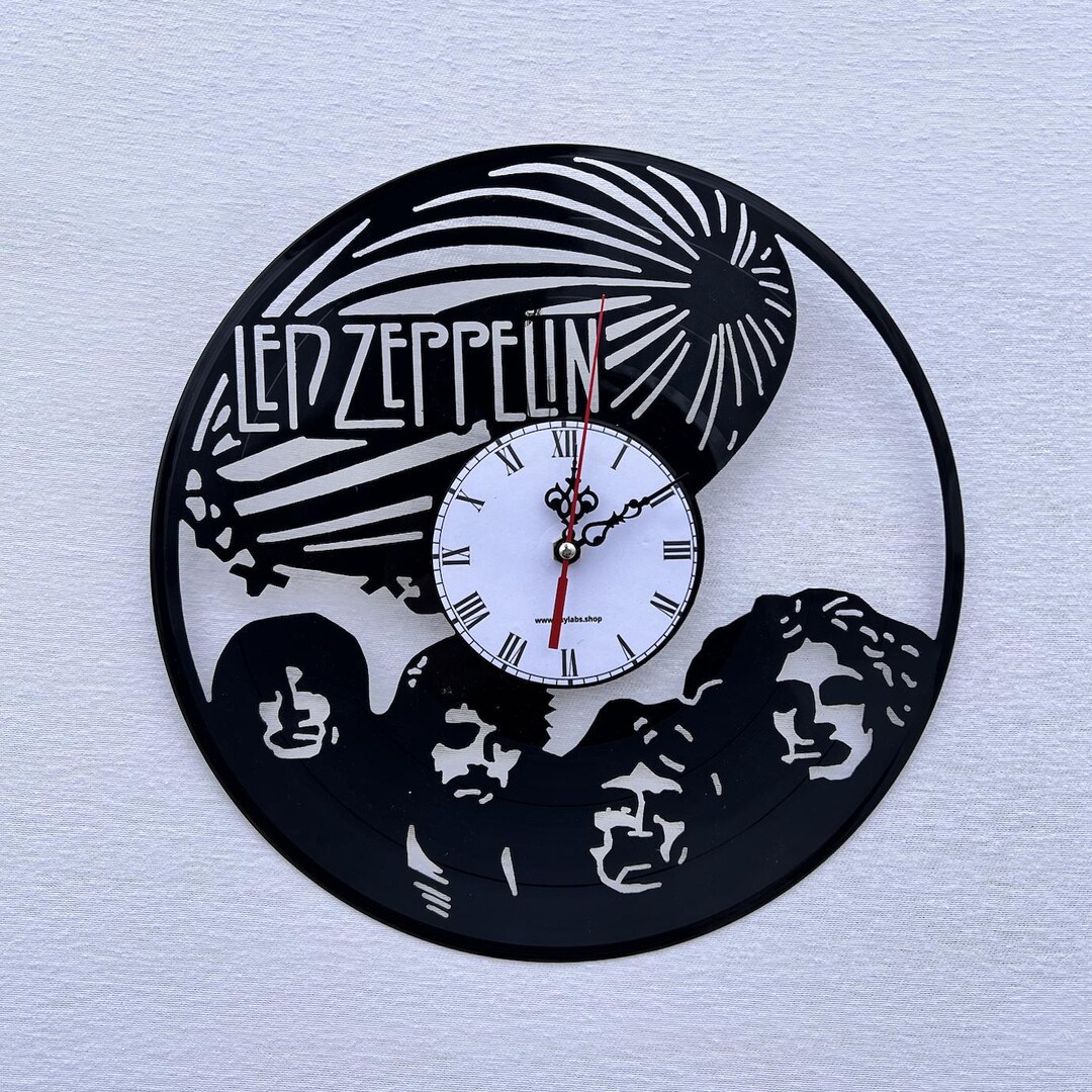 Led Zeppelin Vinyl Clock Retro Music Decor Unique Wall Art - Etsy