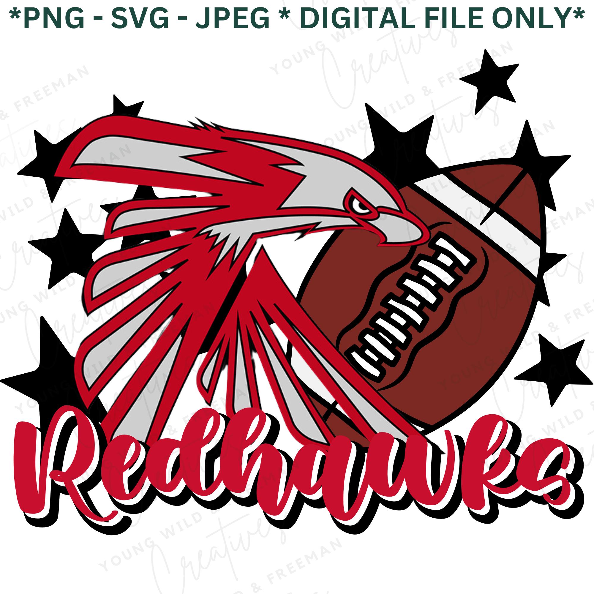 Redhawks Football PNG/SVG/JPEG Digital Download File, Redhawks Football ...