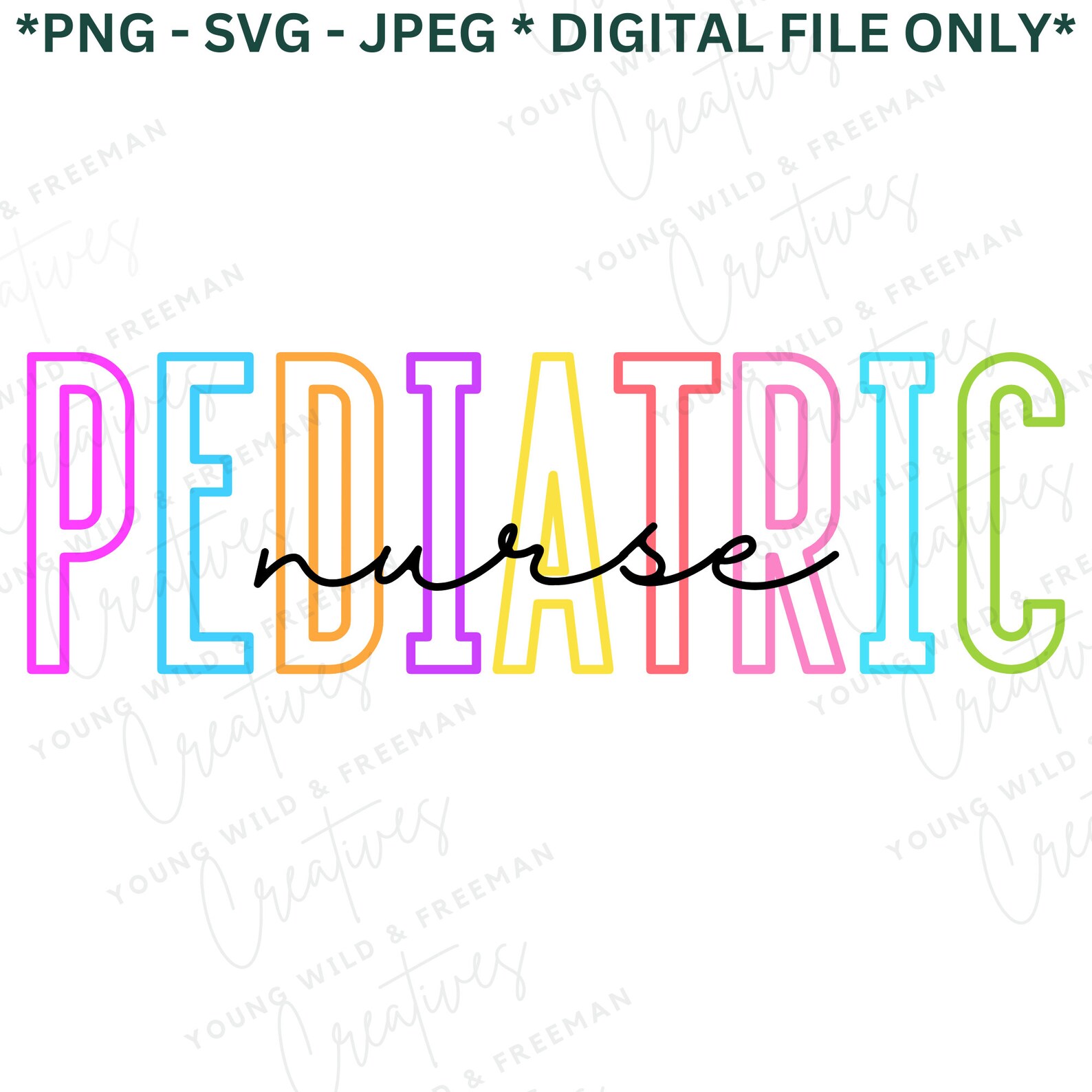 Pediatric Nurse SVG/PNG/JPEG, Nurse Png, Pediatrics Png, Pediatric ...