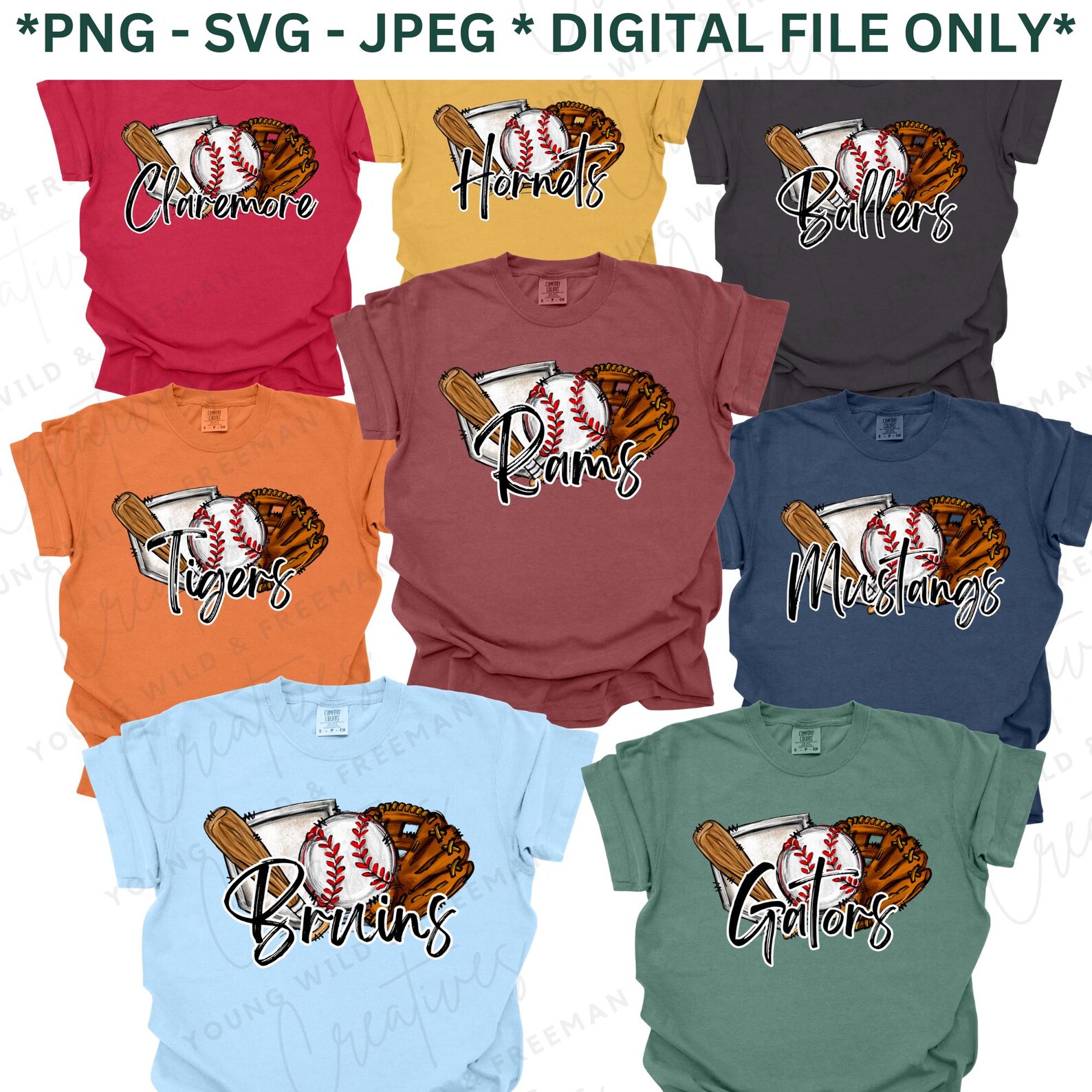 CUSTOM Baseball PNG School Spirit Wear Spirit Shirt Baseball Season ...