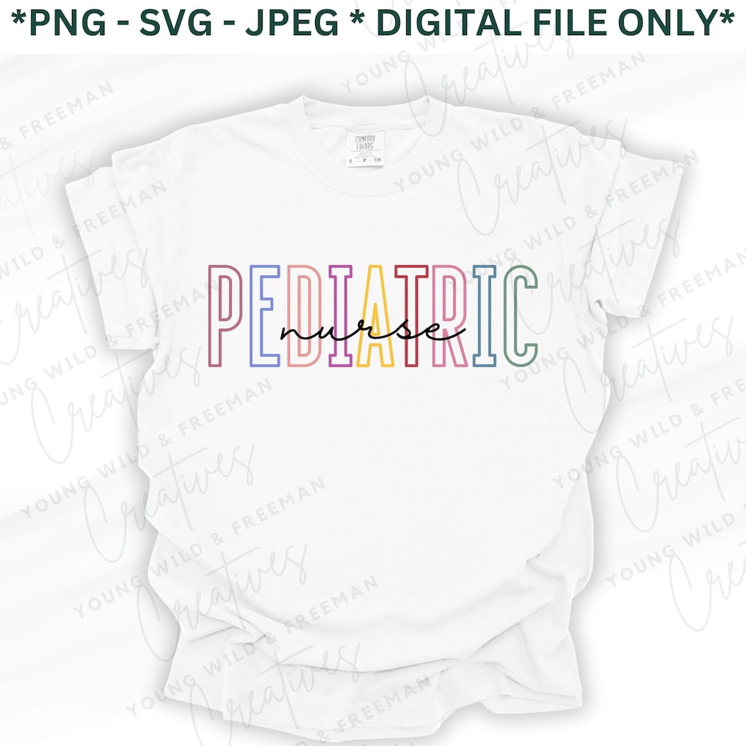 Pediatric Nurse SVG/PNG/JPEG, Nurse Png, Pediatrics Png, Pediatric ...