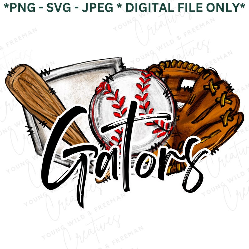 Gators Baseball PNG School Spirit Wear Spirit Shirt Baseball Season ...