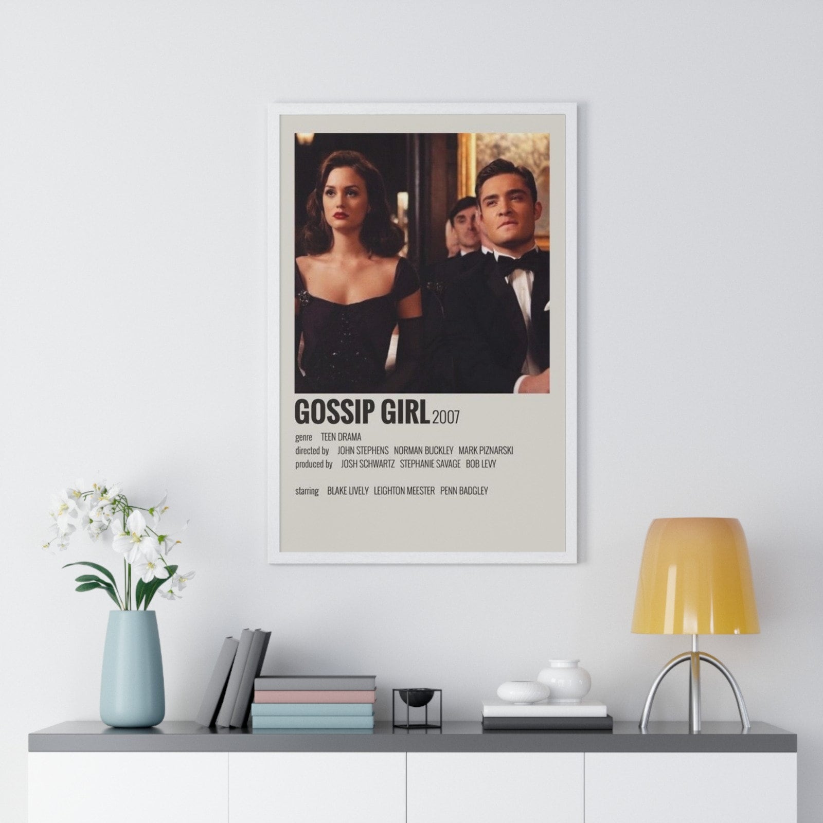 Gossip Girl 2007 Retro TV Show Poster Print Gossip Girl Poster Vintage ...