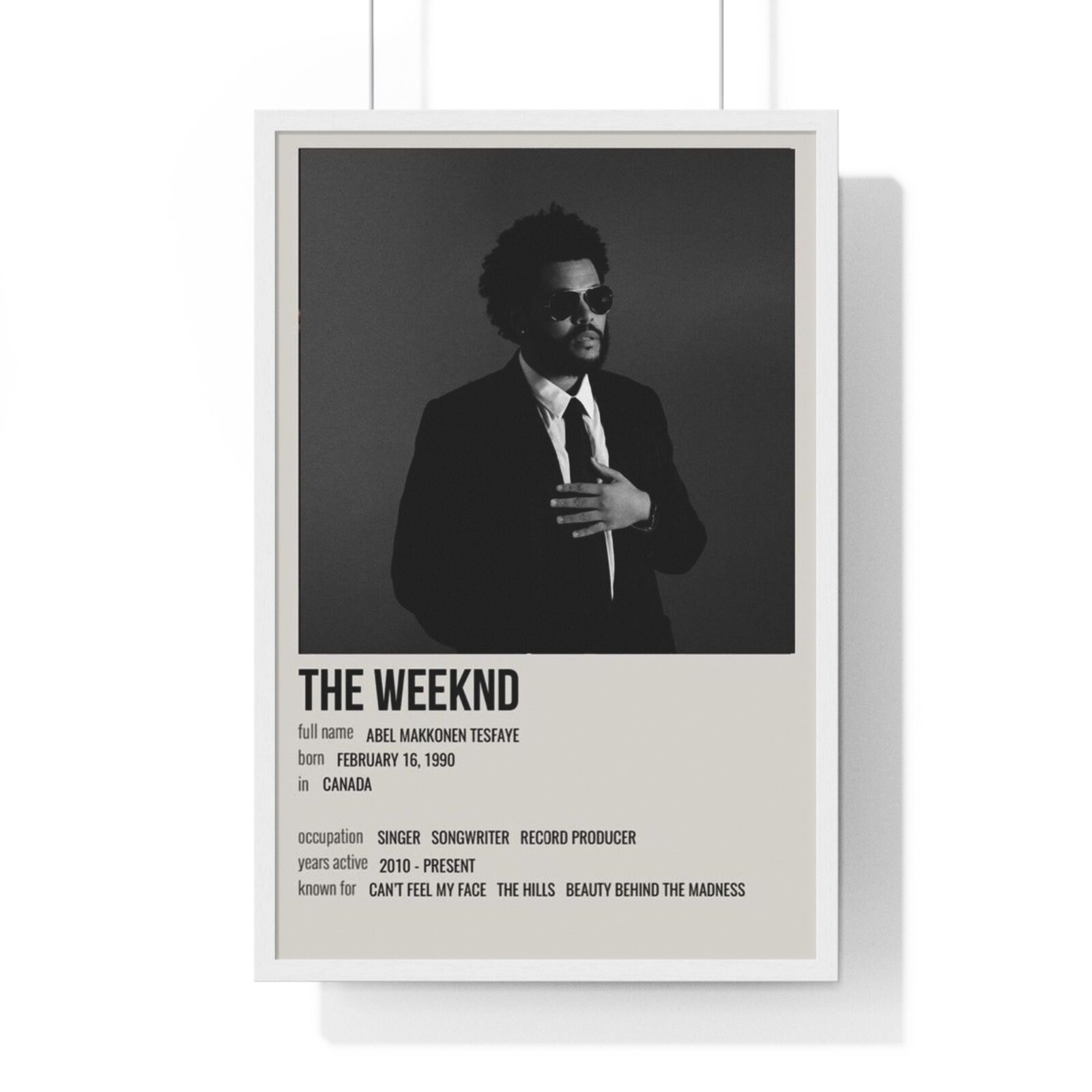 The Weeknd Starboy Album Poster Print Retro the Weeknd Print Save Your ...