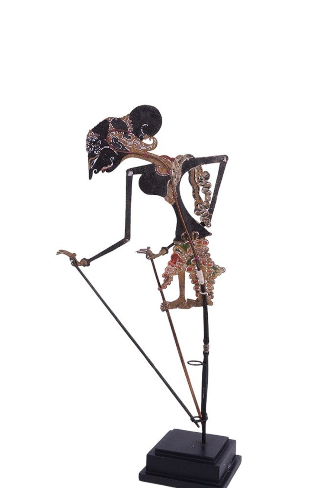 Heel Fijn Uitgesneden Wayang Kulit Pop - Surakartan Kunthi - Schaduwpop ...