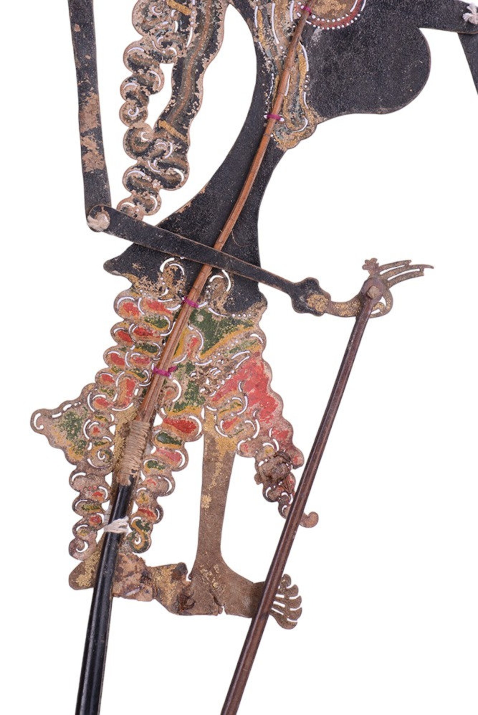 Heel Fijn Uitgesneden Wayang Kulit Pop - Surakartan Kunthi - Schaduwpop ...