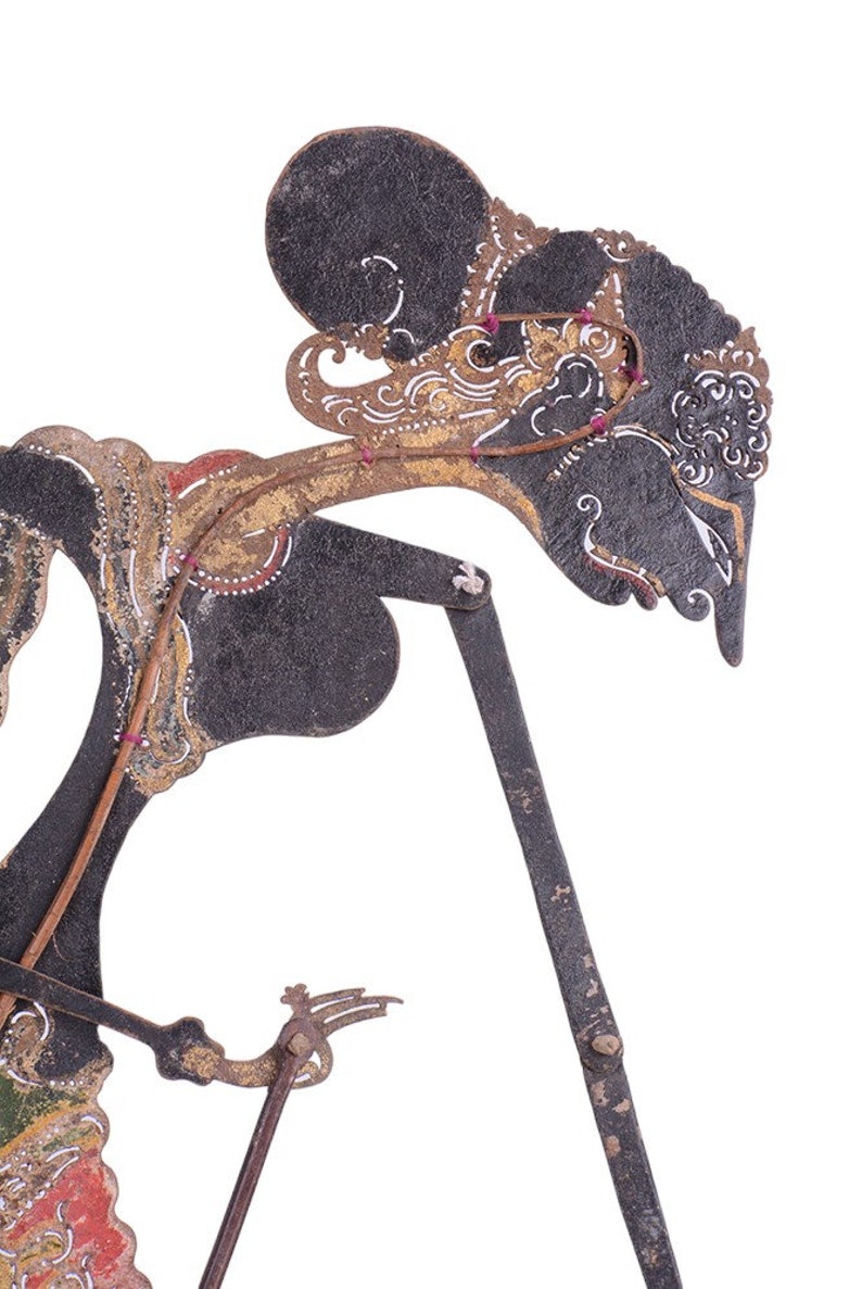 Heel Fijn Uitgesneden Wayang Kulit Pop - Surakartan Kunthi - Schaduwpop ...