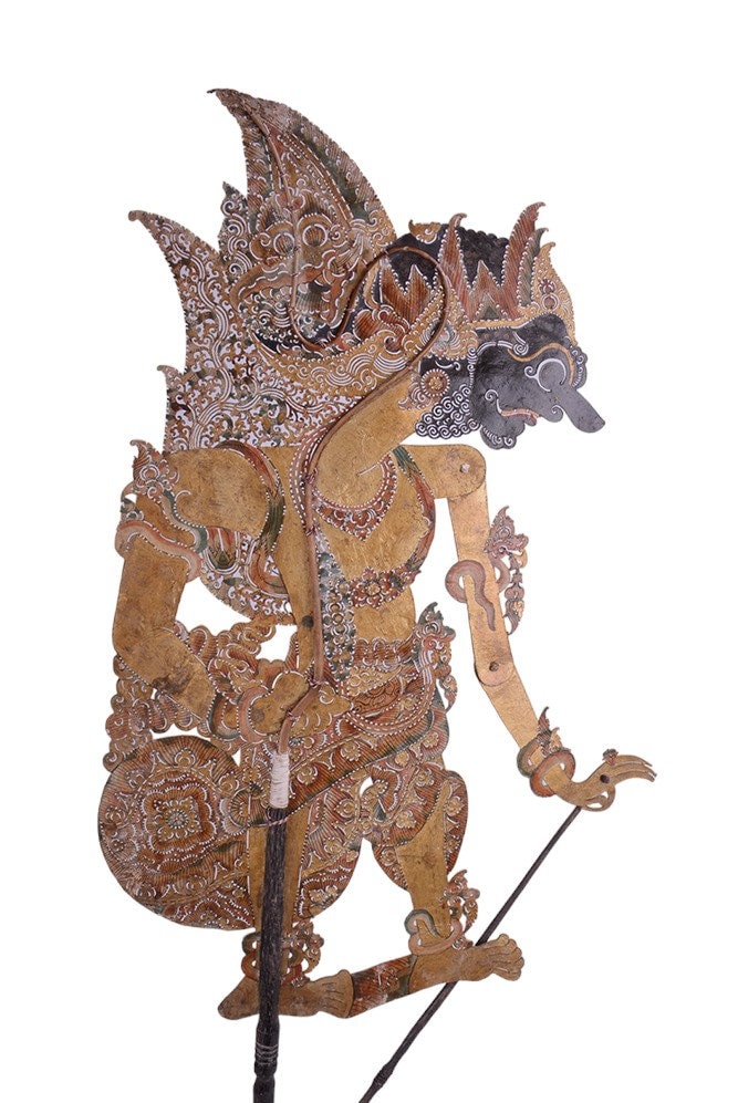 Oude Wayang Kulit Pop Duryudana Schaduwpop Indonesië - Etsy