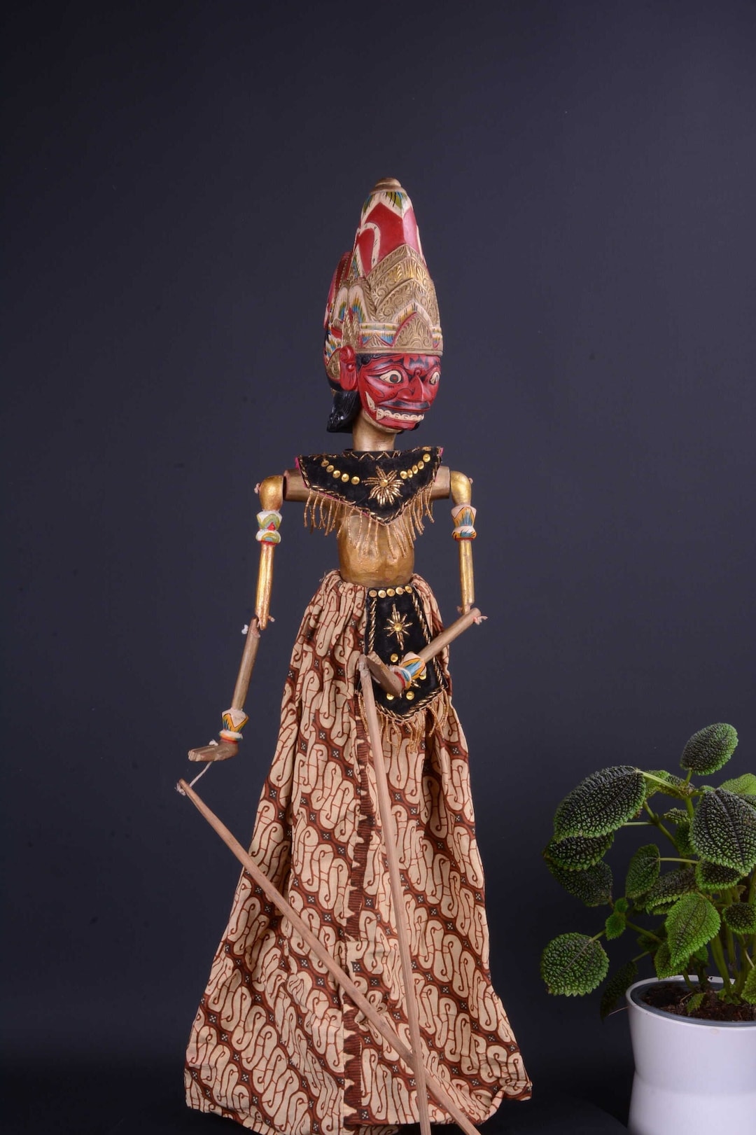 Mooie Oude Wayang Golek Pop. Brahma - Etsy