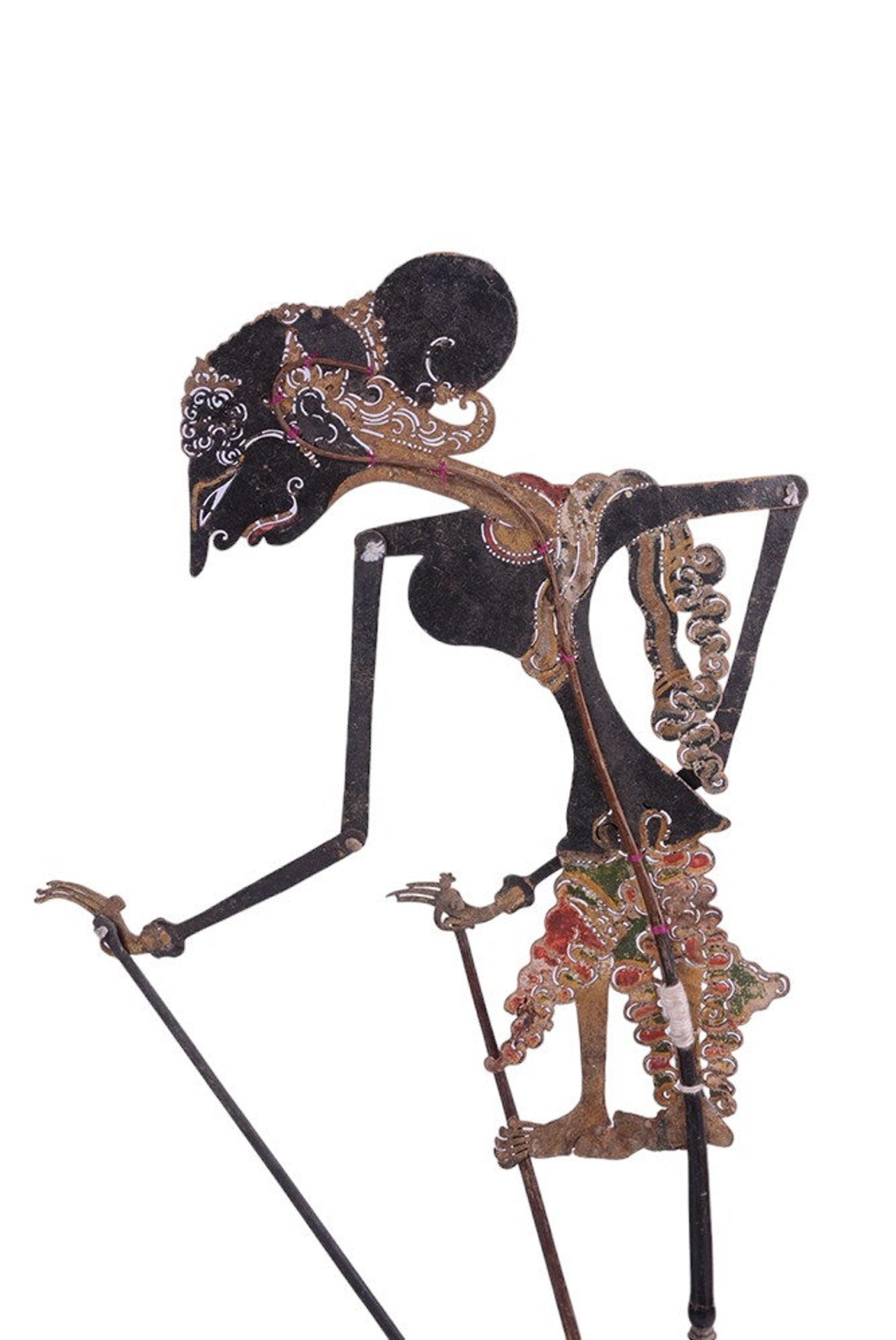 Heel Fijn Uitgesneden Wayang Kulit Pop - Surakartan Kunthi - Schaduwpop ...