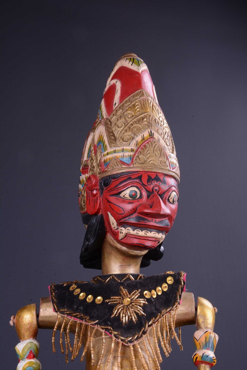 Mooie Oude Wayang Golek Pop. Brahma - Etsy