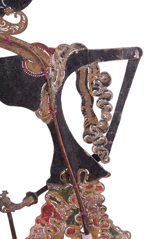 Heel Fijn Uitgesneden Wayang Kulit Pop - Surakartan Kunthi - Schaduwpop ...