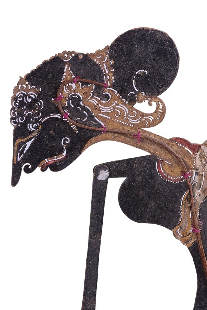 Heel Fijn Uitgesneden Wayang Kulit Pop - Surakartan Kunthi - Schaduwpop ...