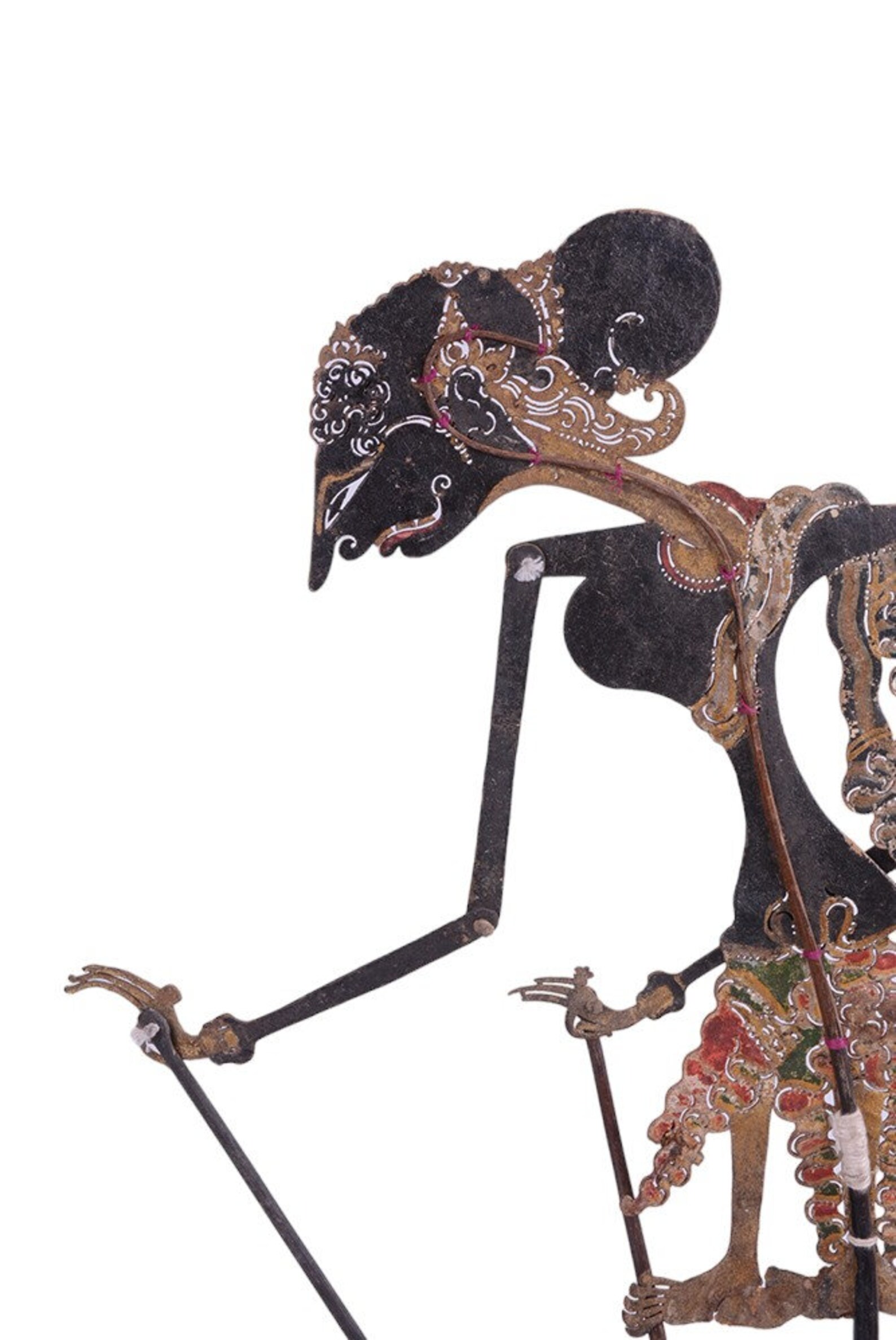 Heel Fijn Uitgesneden Wayang Kulit Pop - Surakartan Kunthi - Schaduwpop ...