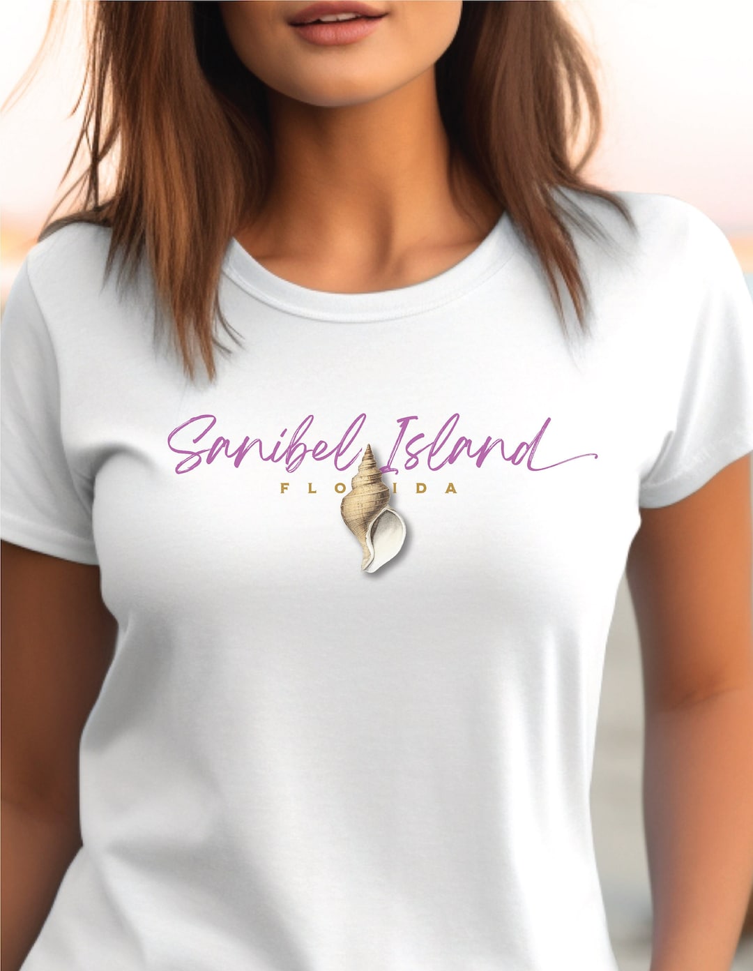 Sanibel Island Sea Shell T-shirt: Florida Beach Lover Gift - Etsy