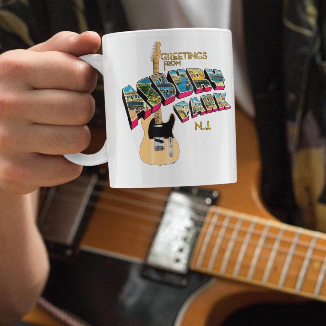 Asbury Park Mug: Bruce Springsteen Fan Gift, Jersey Shore Coffee Mug - Etsy