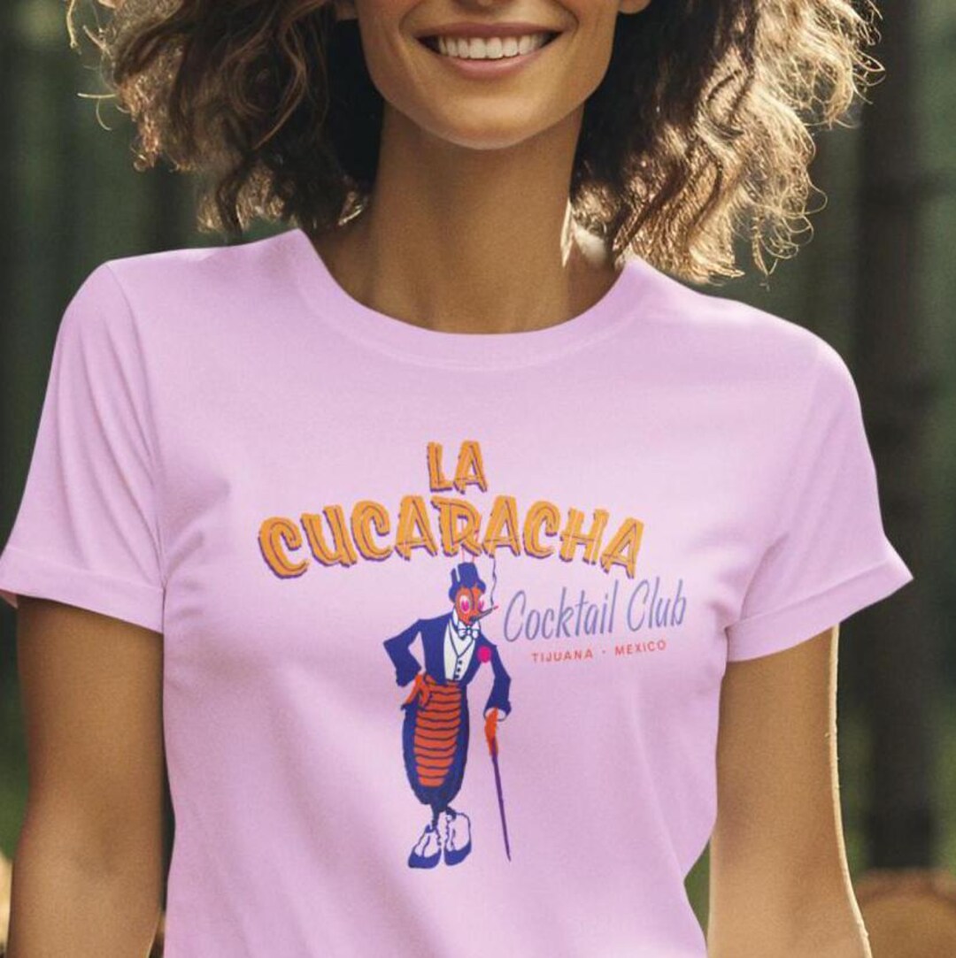 La Cucaracha Cocktail Club Tee: Funny Mexico Travel Shirt - Etsy UK