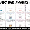Candy Bar Classroom Awards: Editable Student Certificates (printable ...