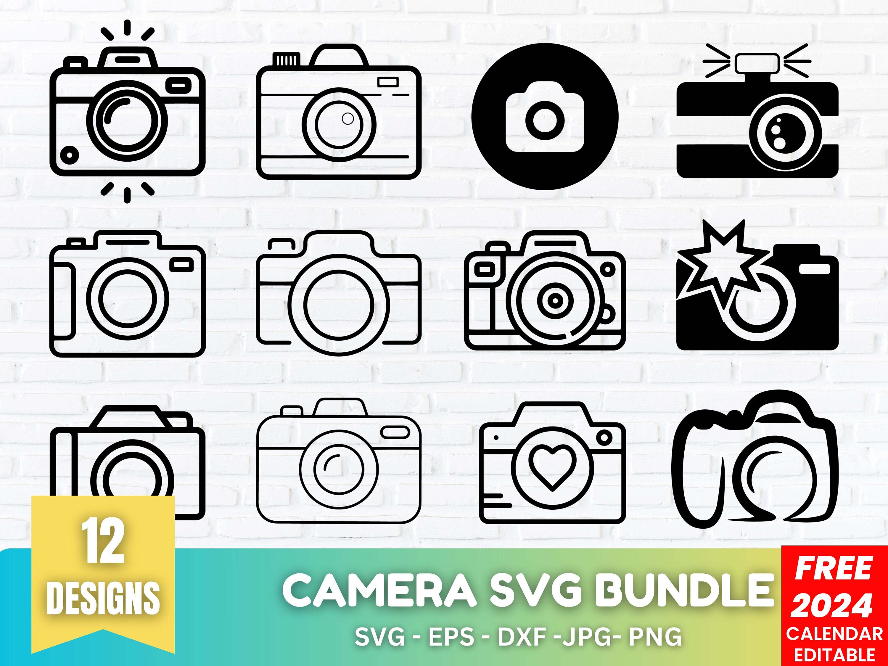 Camera SVG Bundle, Photography SVG, Photos Svg, Camera Clipart, Camera ...