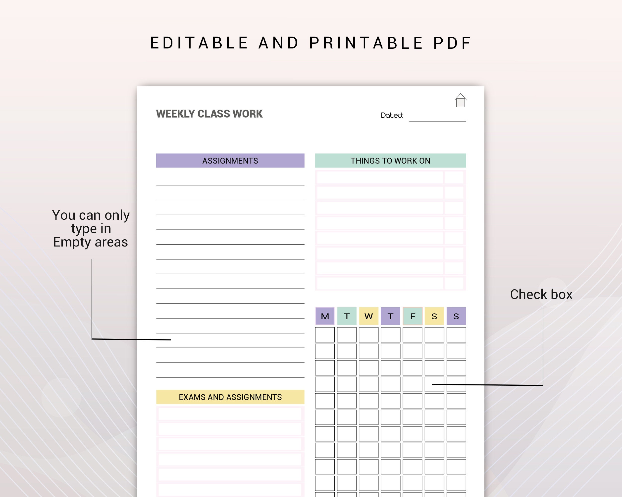 Nursing School Planner, Student Nurse Organizer, Nursing Student Agenda ...