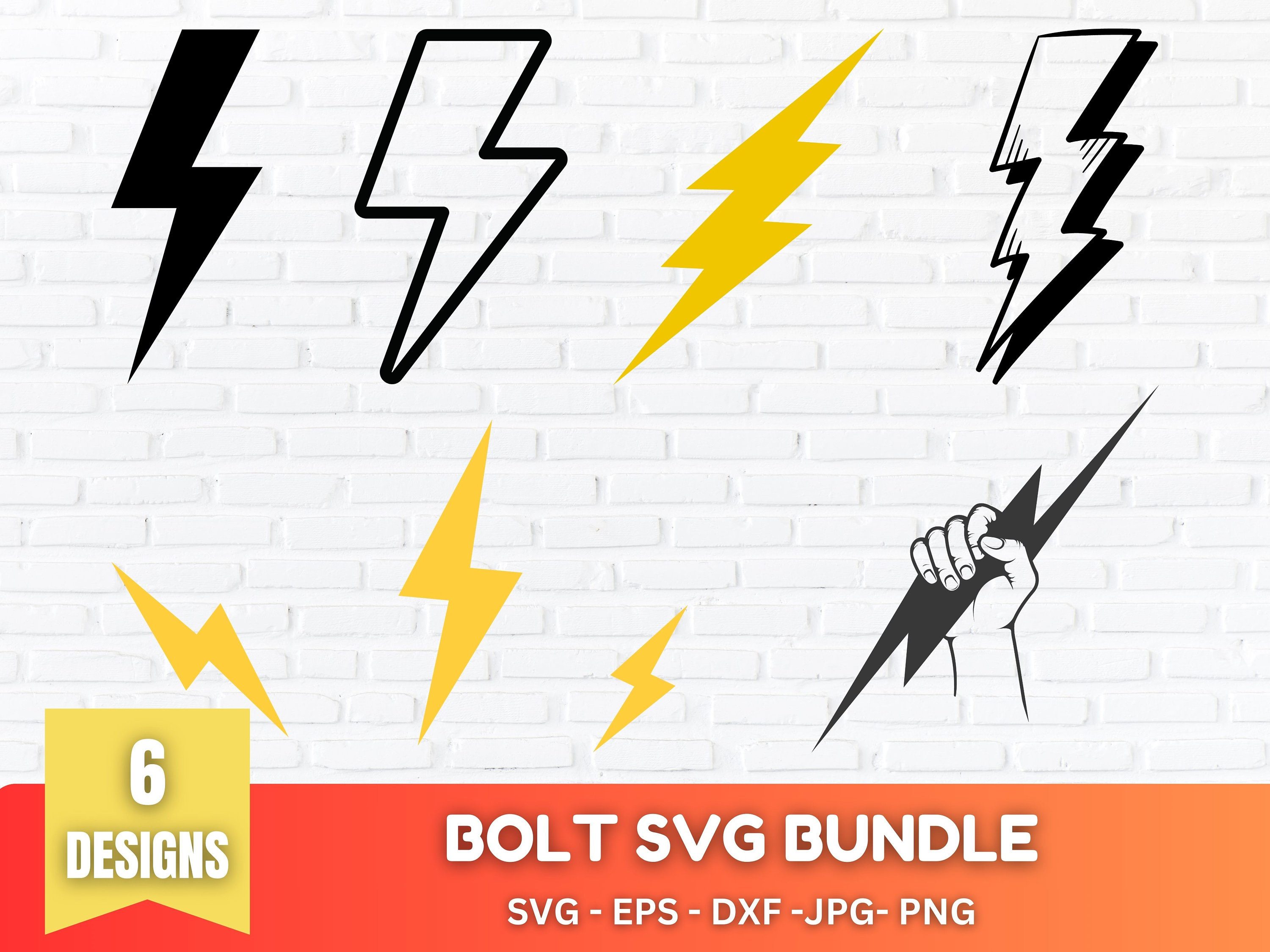 Lightning Bolt Svg, Lightning Svg Bundle, Lightning Bolt Svg, Flash Svg ...