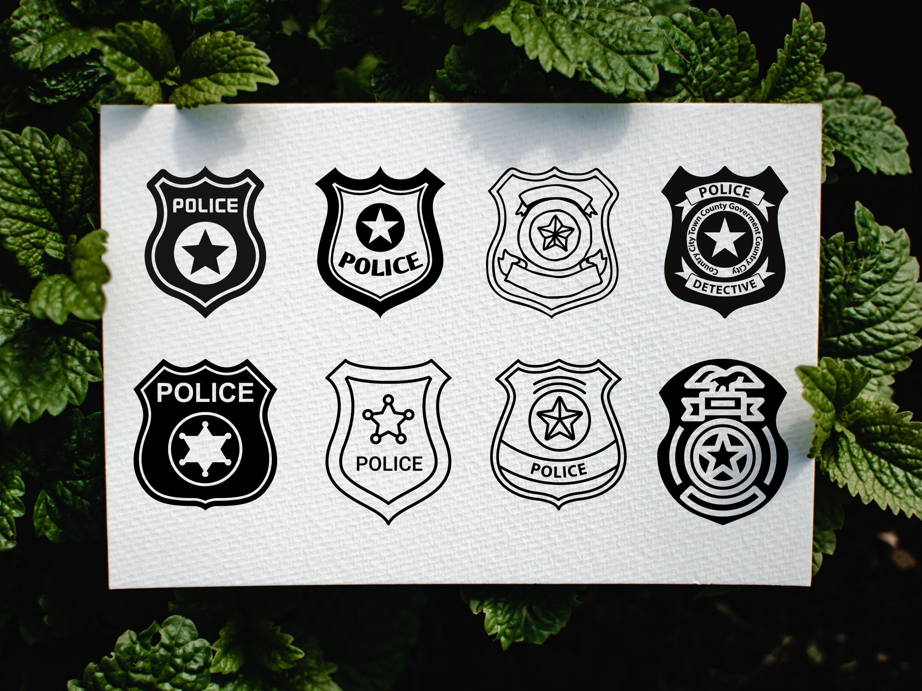 Police Badge Svg, Law Enforcement Svg, Police Emblem Svg, Badge Clipart ...