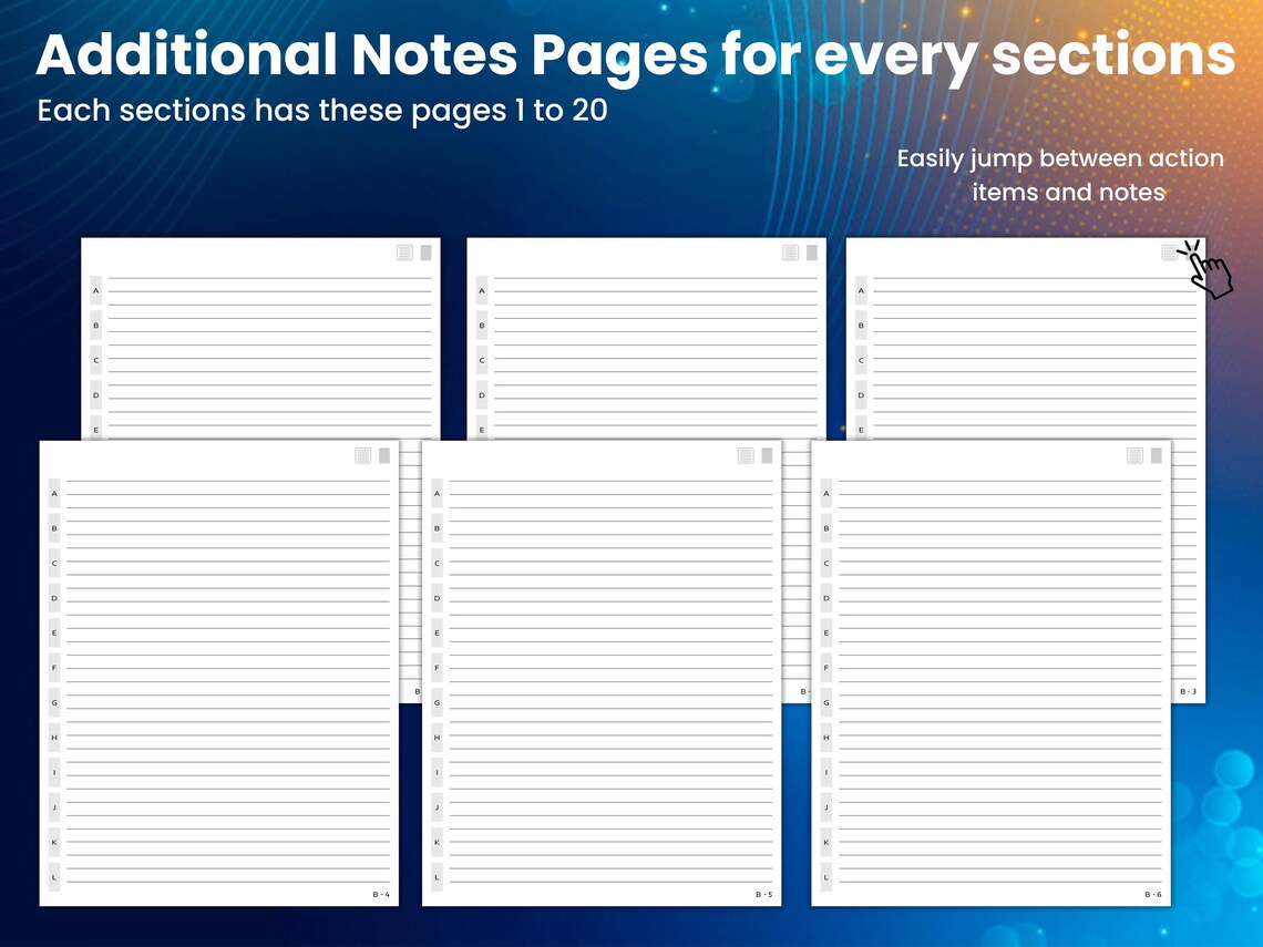 Remarkable 2 Notebook Template: Digital Daily Planner (PDF) - Etsy