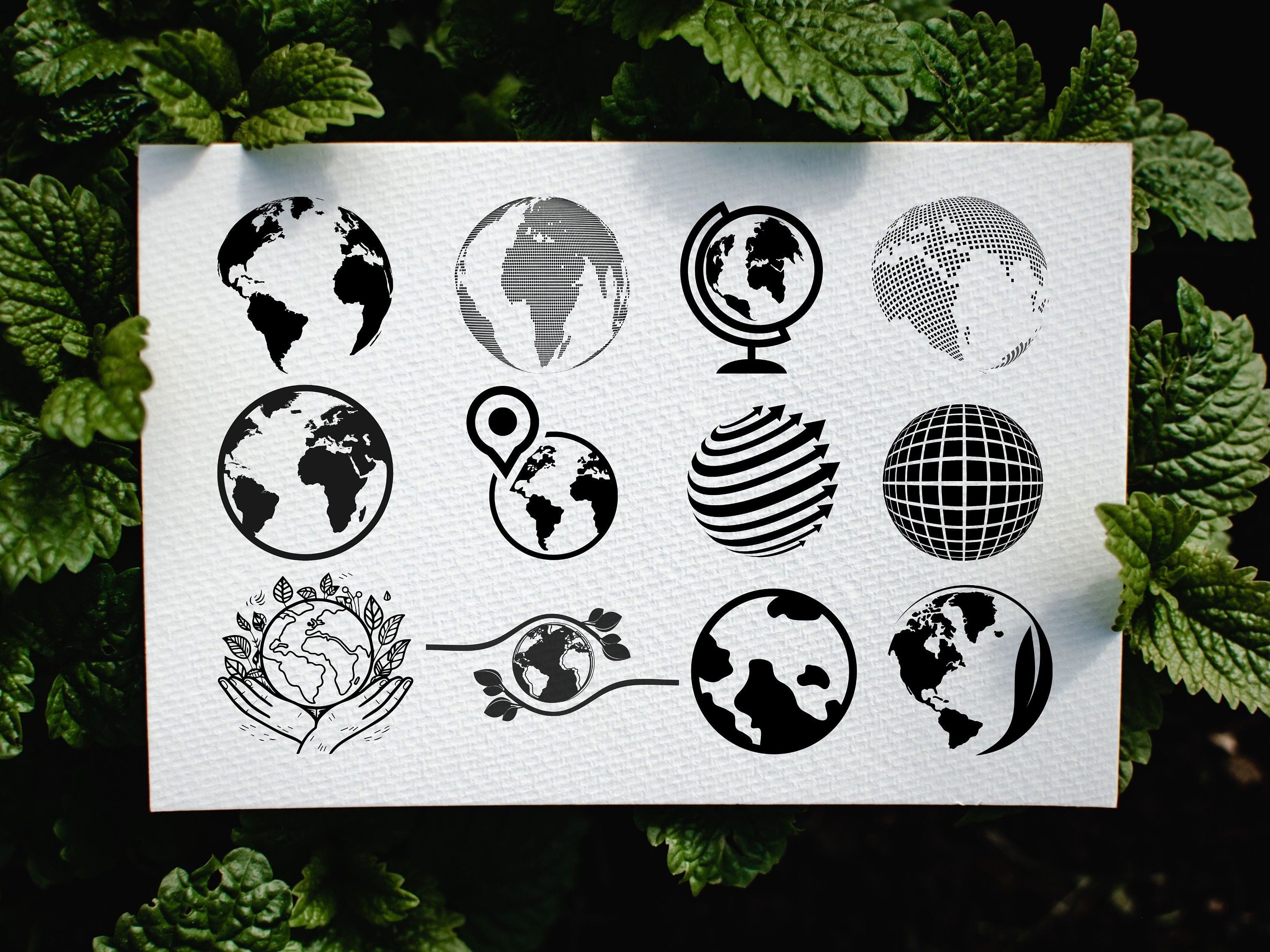 Globe SVG Bundle, Globe PNG Bundle, Globe Clipart, Globe SVG Cut Files ...