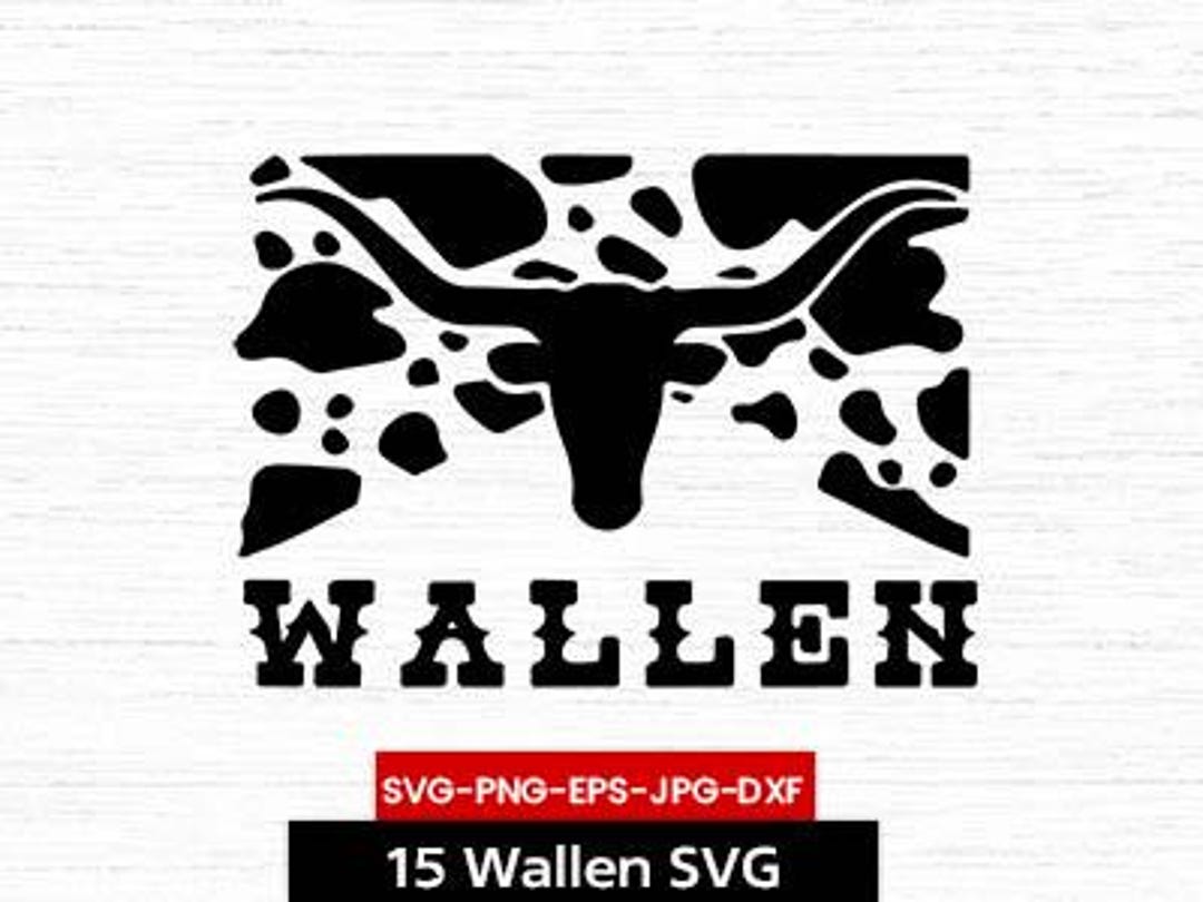 Bundle Retro Wallen, Bull Skull Wallen, Wallen Cowboy, Retro, Western ...
