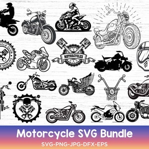 Motorcycle SVG Bundle, Motor Bike Svg, Motorcycle Clipart, Motorcycle ...