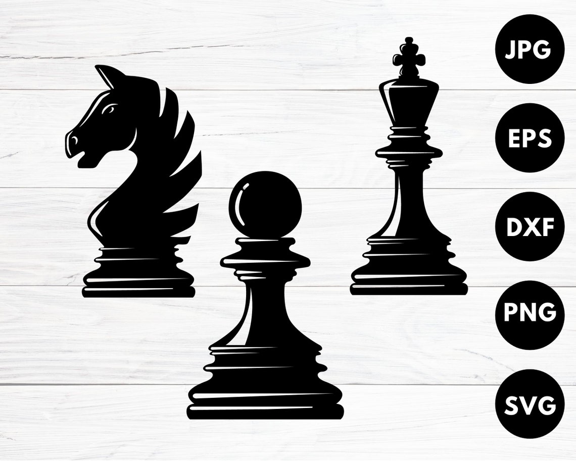 Chess SVG Bundle, Chess PNG Bundle, Chess Clipart, Chess SVG Cut Files ...