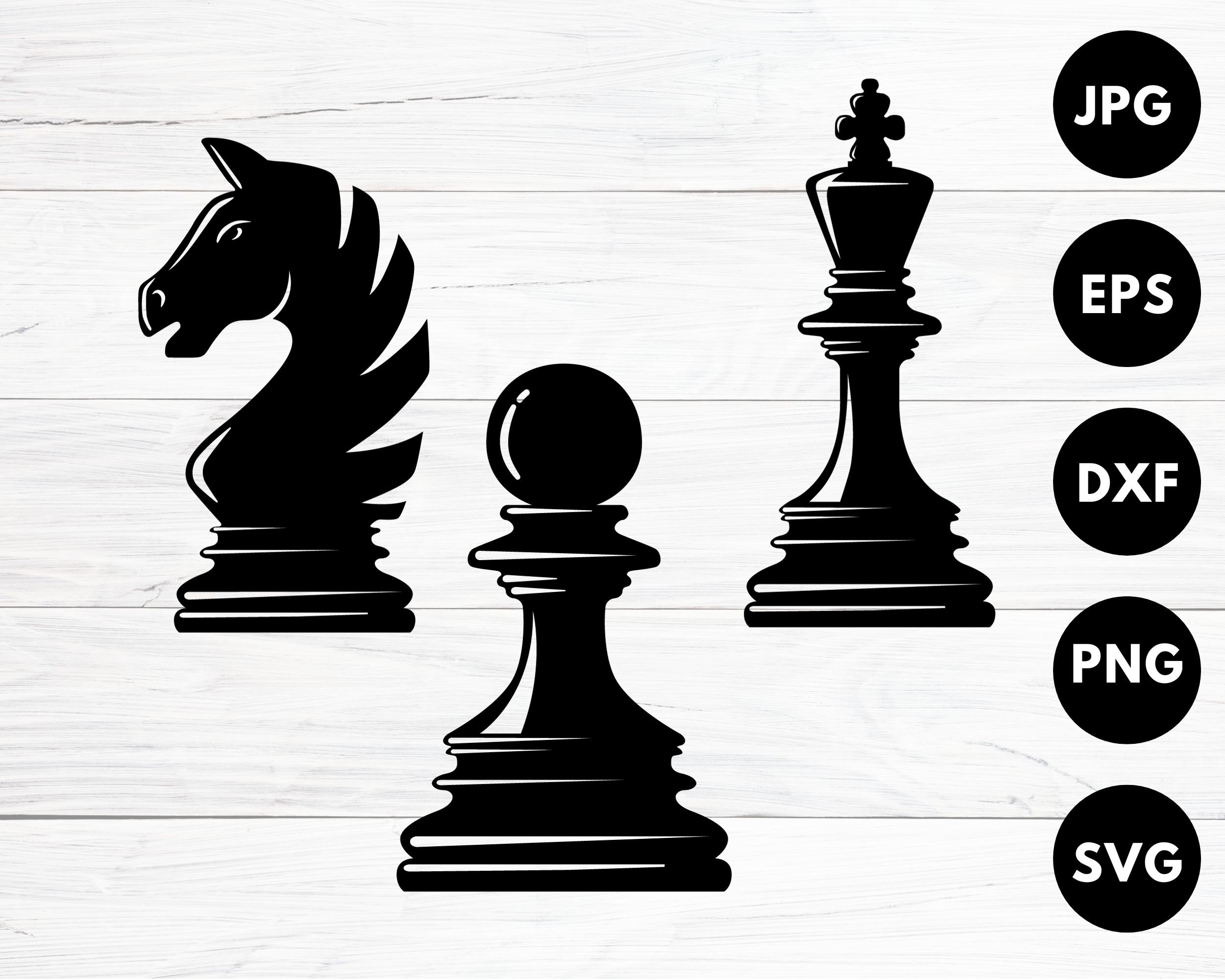 Chess SVG Bundle, Chess PNG Bundle, Chess Clipart, Chess SVG Cut Files ...